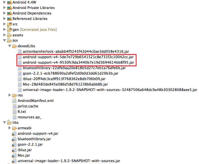 Eclipse:运行 Android 项目时出现 Unable To Execute Dex Multiple Dex Files Define Conversion To Dalvik